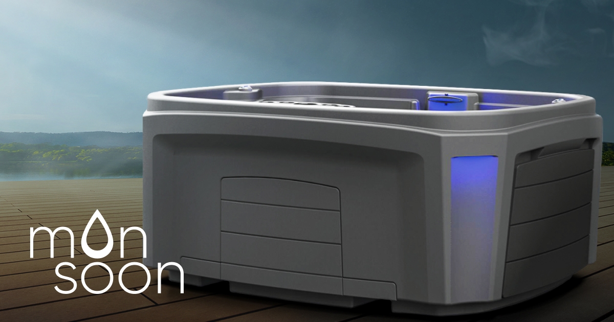 Spa made in North America, Plug & Play 120V | Spa Monsoon
